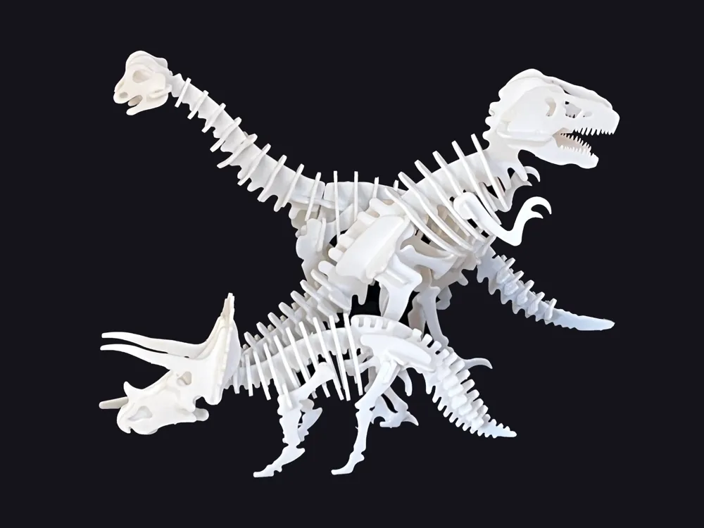 T-Rex Dinosaur Kit Card - DinoCards - Free 3D Print Model - MakerWorld