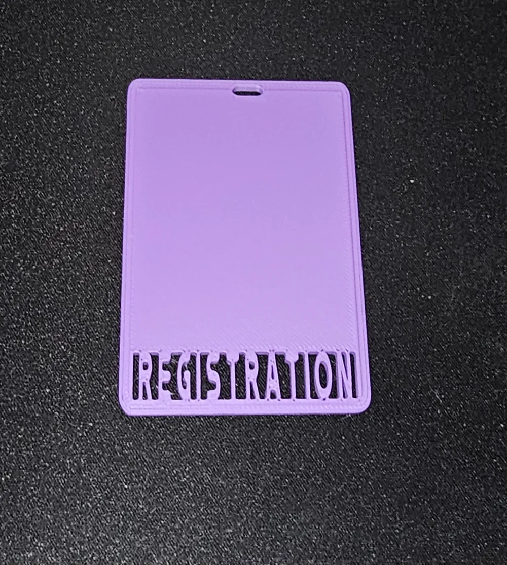 Badge Buddy- Registration by Jheternal MakerWorld: Download Free 3D Models