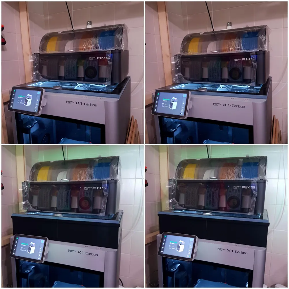 Bambu X1C/P1S LED High-Riser, Modular by speeedydan - MakerWorld