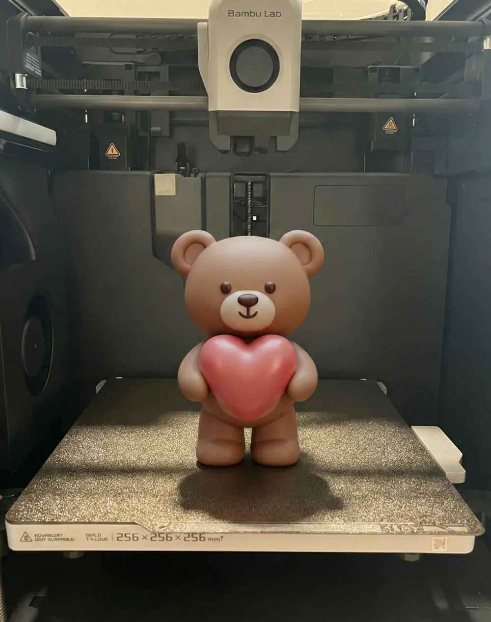 Cute Bear With Heart Valentine - Free 3D Print Model - MakerWorld