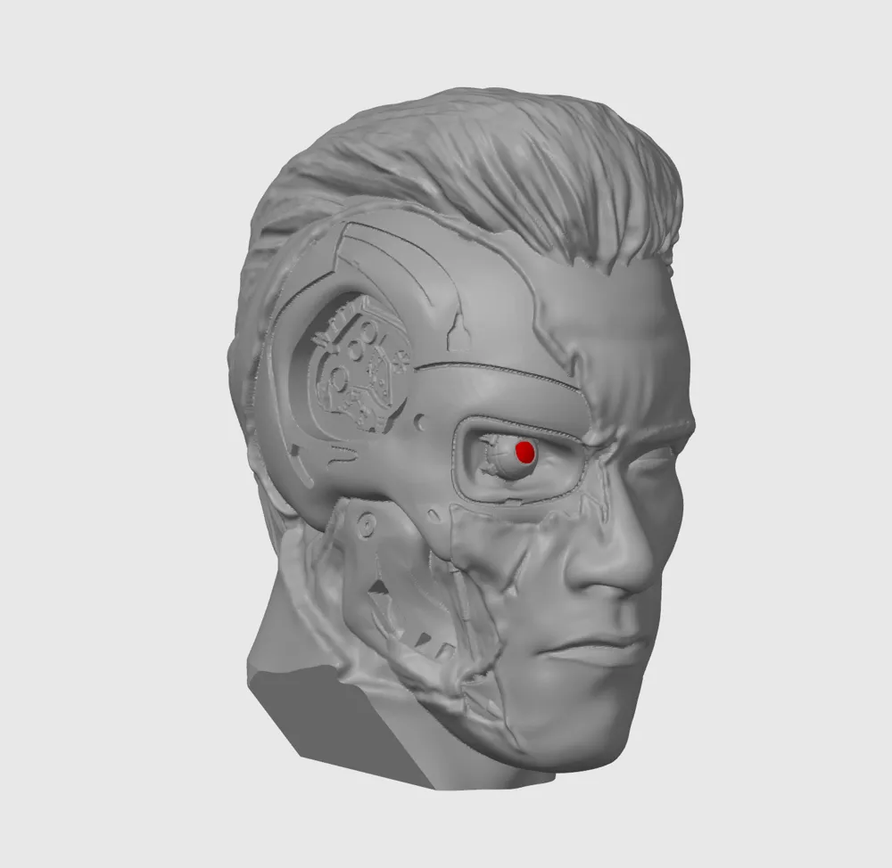 Terminator Figure Head by Exponant - MakerWorld