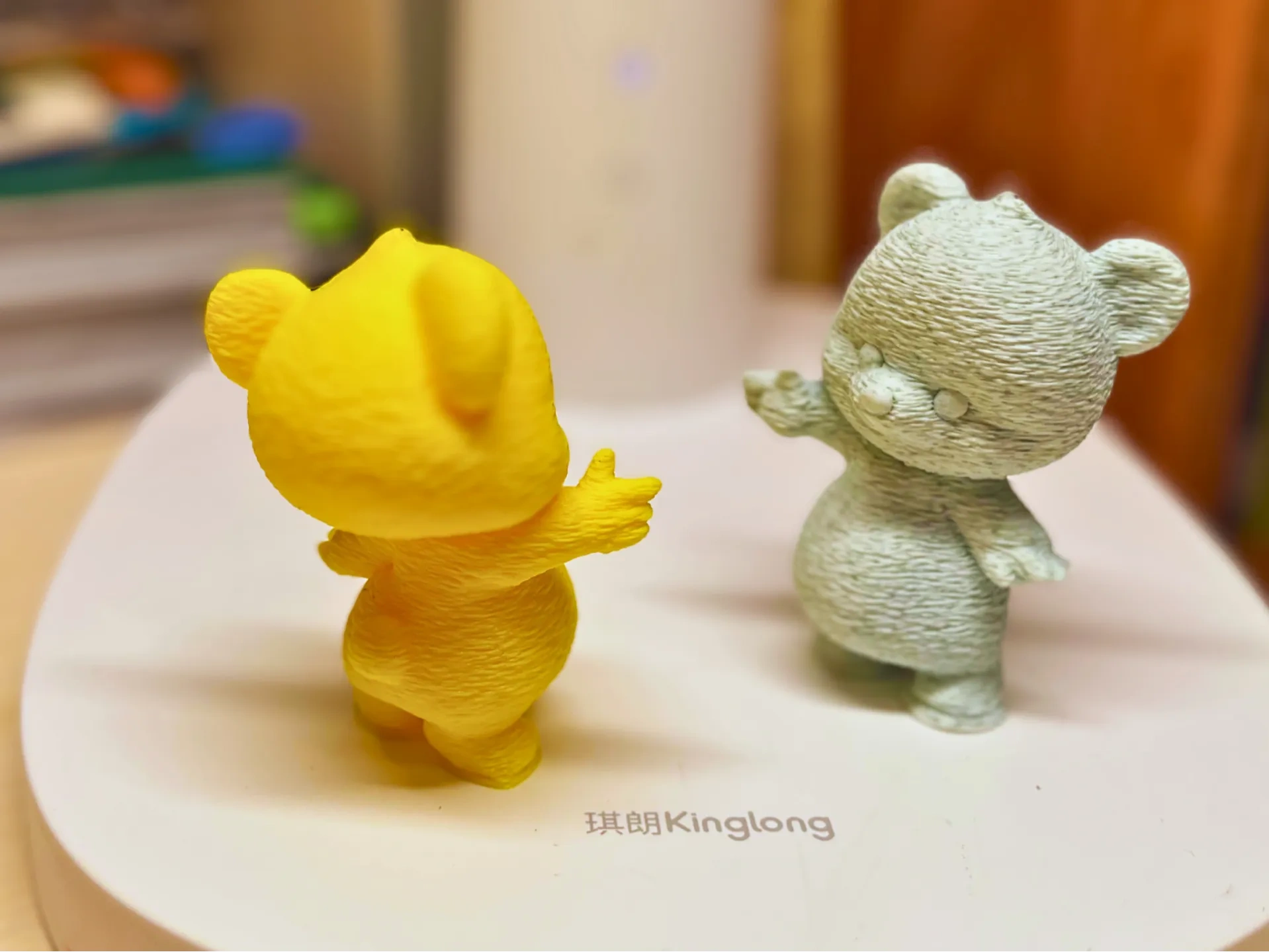 Elegant and adorable fluffy dancing bear by KathyLi - MakerWorld