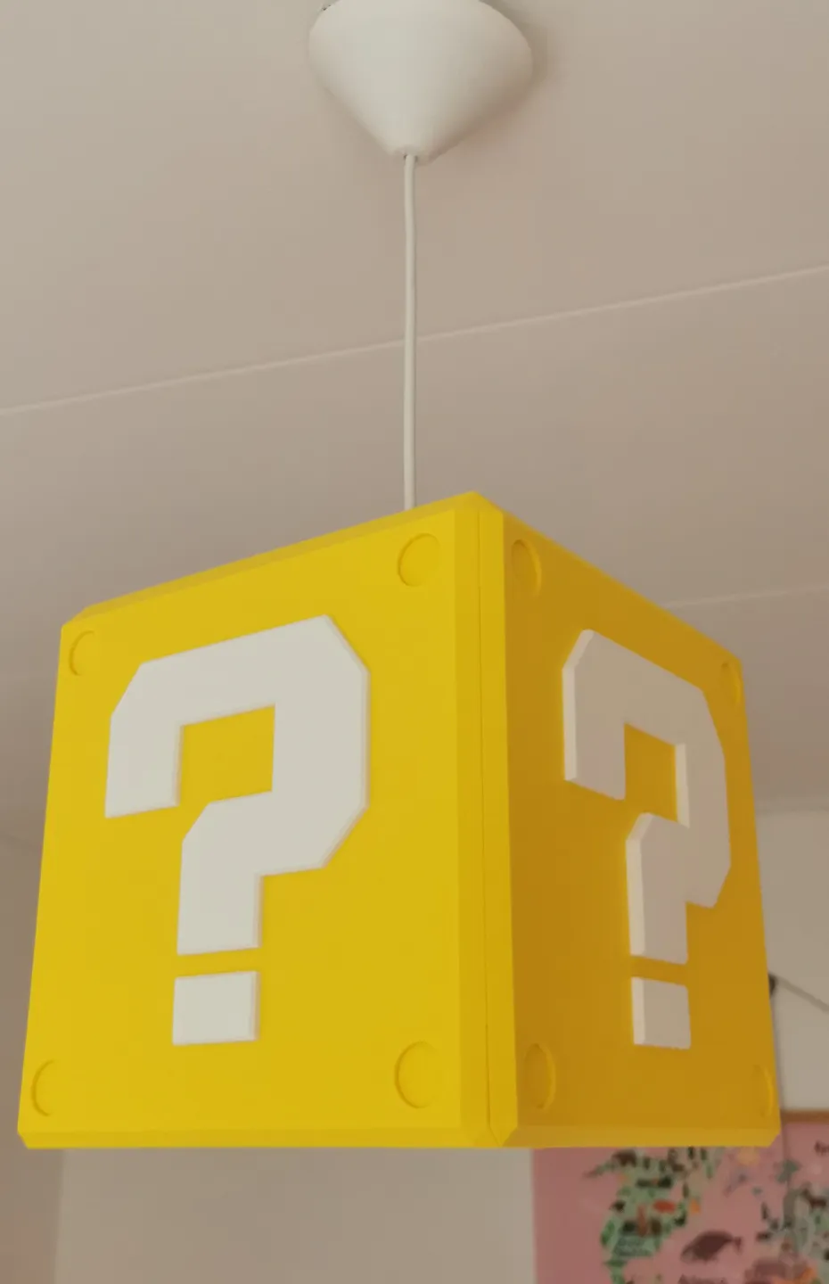 Super Mario Coin Block Lampshade and Model by rijstraket MakerWorld ...