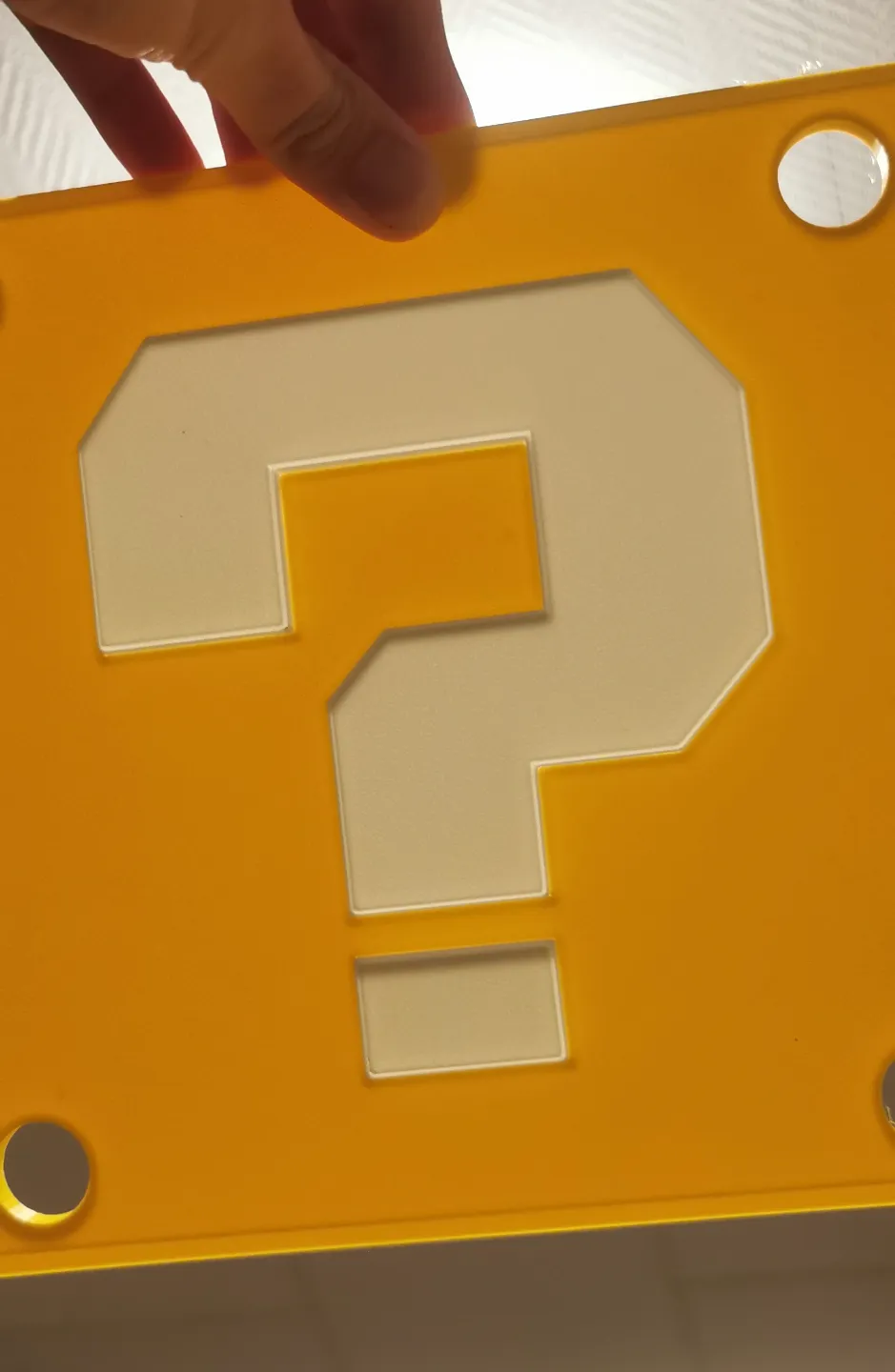 Super Mario Coin Block Lampshade and Model by rijstraket - MakerWorld