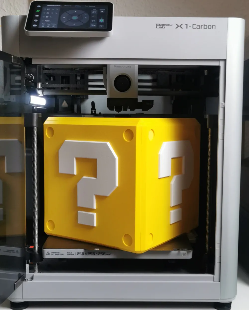 Super Mario Coin Block Lampshade and Model - Free 3D Print Model ...