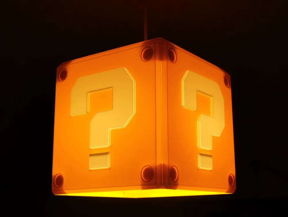 Super Mario Coin Block Lampshade and Model by rijstraket MakerWorld ...