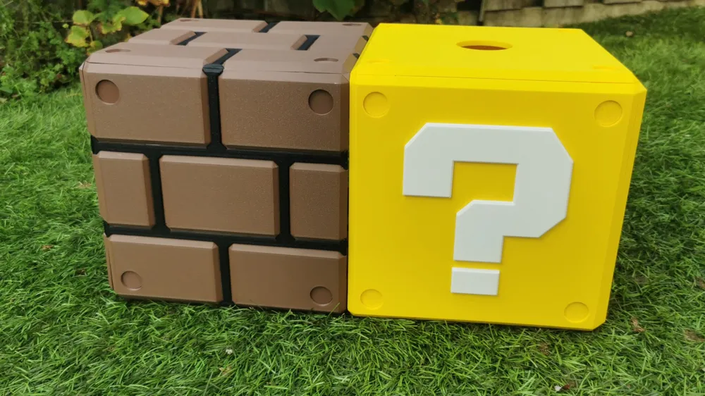 Super Mario Coin Block Lampshade and Model by rijstraket MakerWorld ...