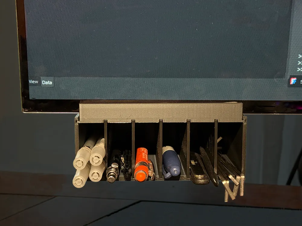 Configurable Under Monitor Storage - Free 3D Print Model - MakerWorld