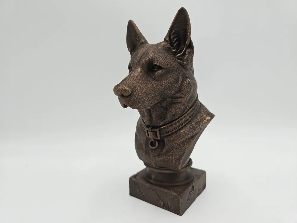 GERMAN SHEPHARD BUST - Free 3D Print Model - MakerWorld