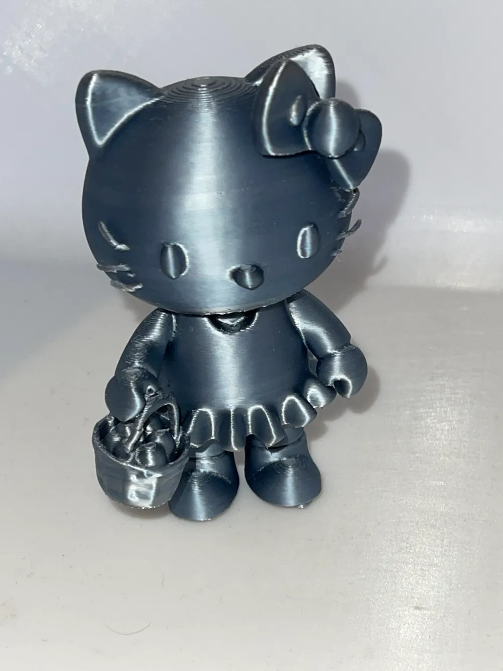 Easter Hello Kitty with Colorful Egg Basket by Neoflix3d MakerWorld ...