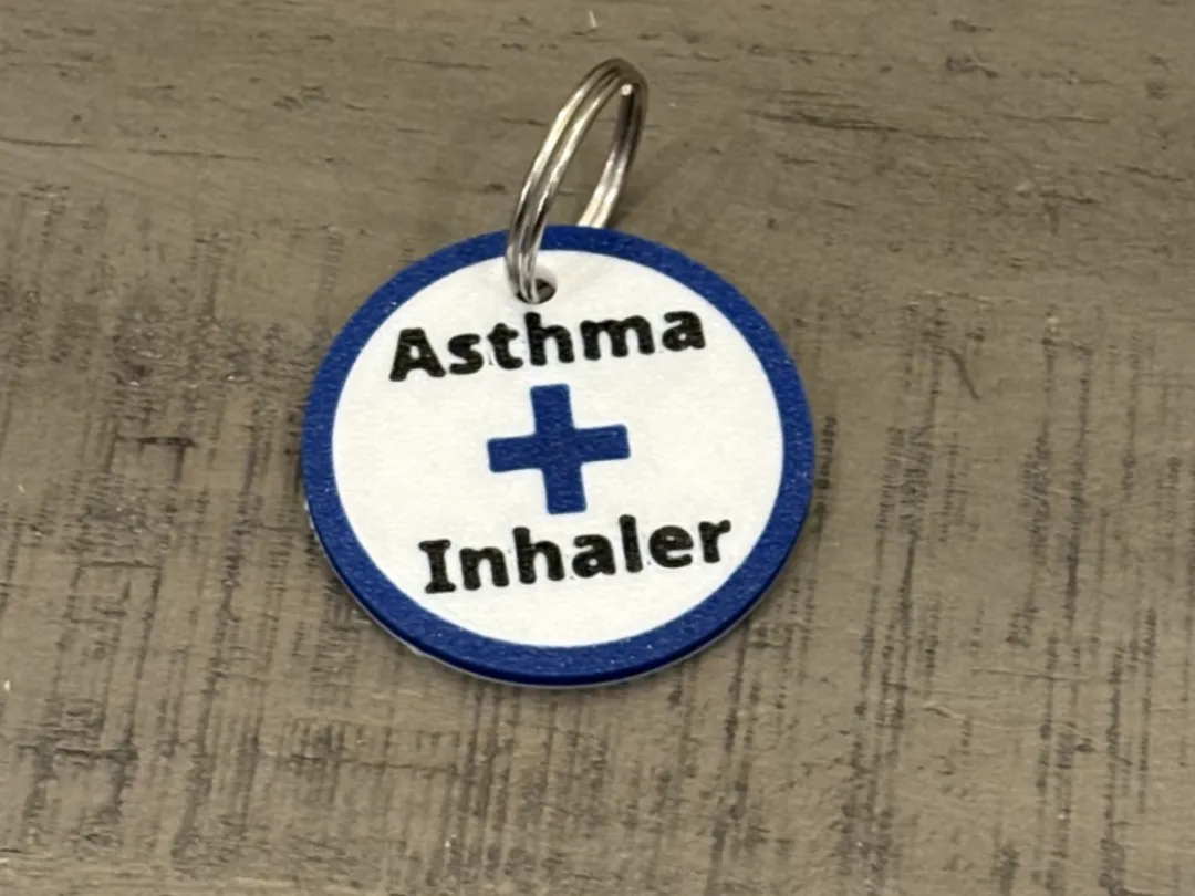 Asthma Inhaler Tag - Free 3D Print Model - MakerWorld