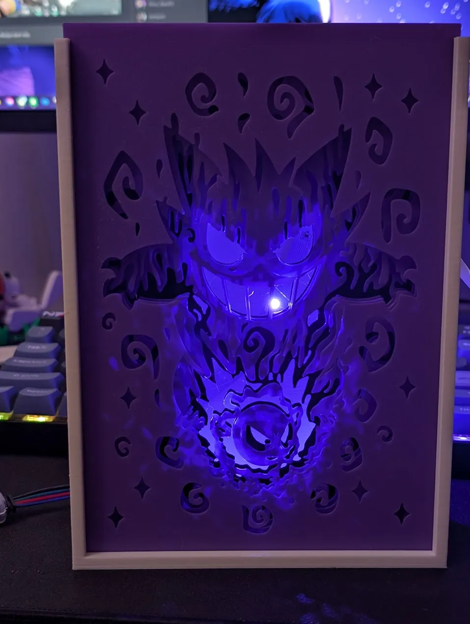 Gengar Shadow Box by bigant262 MakerWorld: Download Free 3D Models