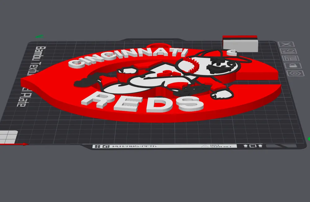 Cincinnati Reds Retro Logo by m.cody.sims - MakerWorld