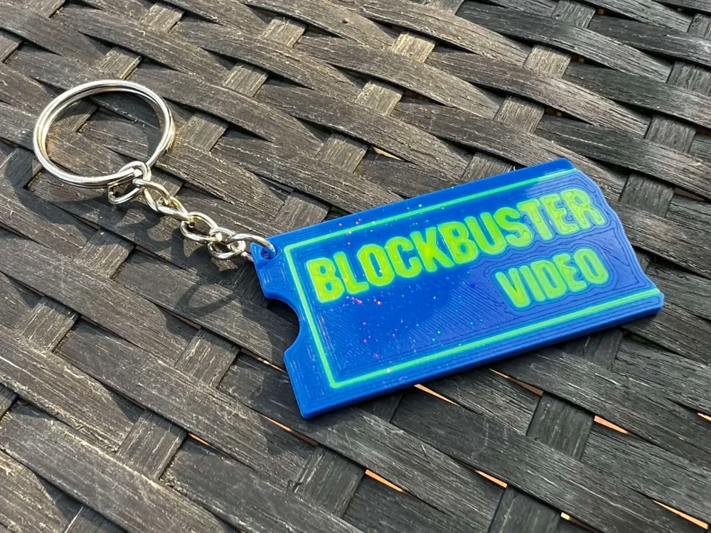 Blockbuster Keychain by KAMZ3D - MakerWorld