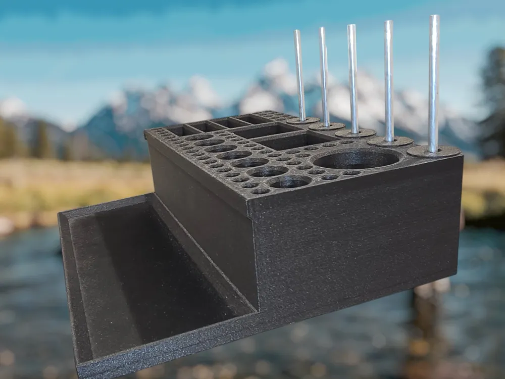 Fly Tying Organizer with Spool Holders by Killians82 MakerWorld ...