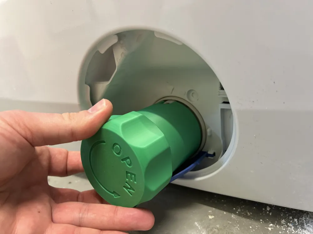 AEG Lavamat Washing machines Fluff filter, handle - Free 3D Print Model ...