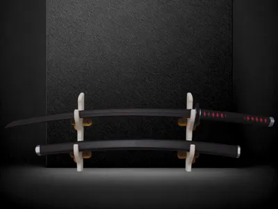 [FullBlade]Demon slayer Sword Tanjiro(A1mini ver.) by hwch19 - MakerWorld