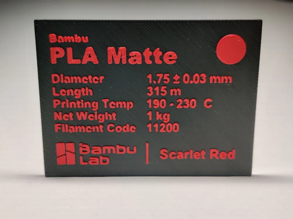 Bambu Lab Box Label by DWK MakerWorld: Download Free 3D Models