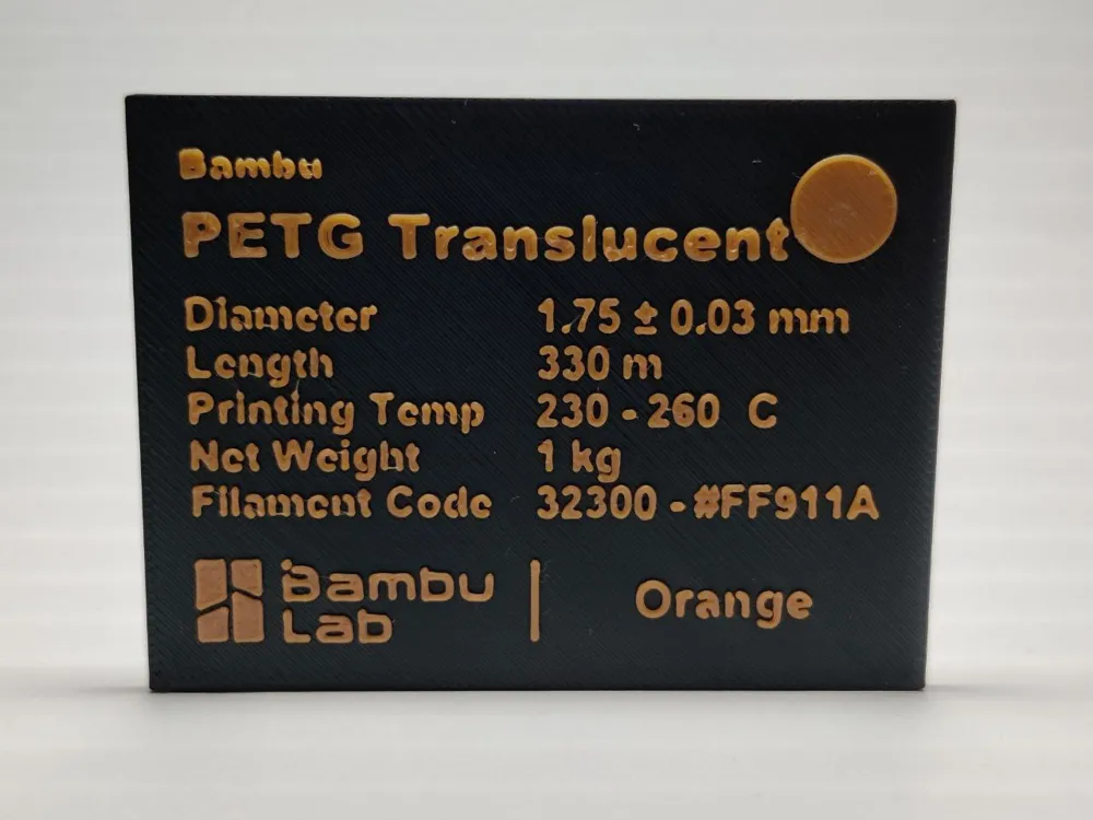 Bambu Lab Box Label by DWK MakerWorld: Download Free 3D Models