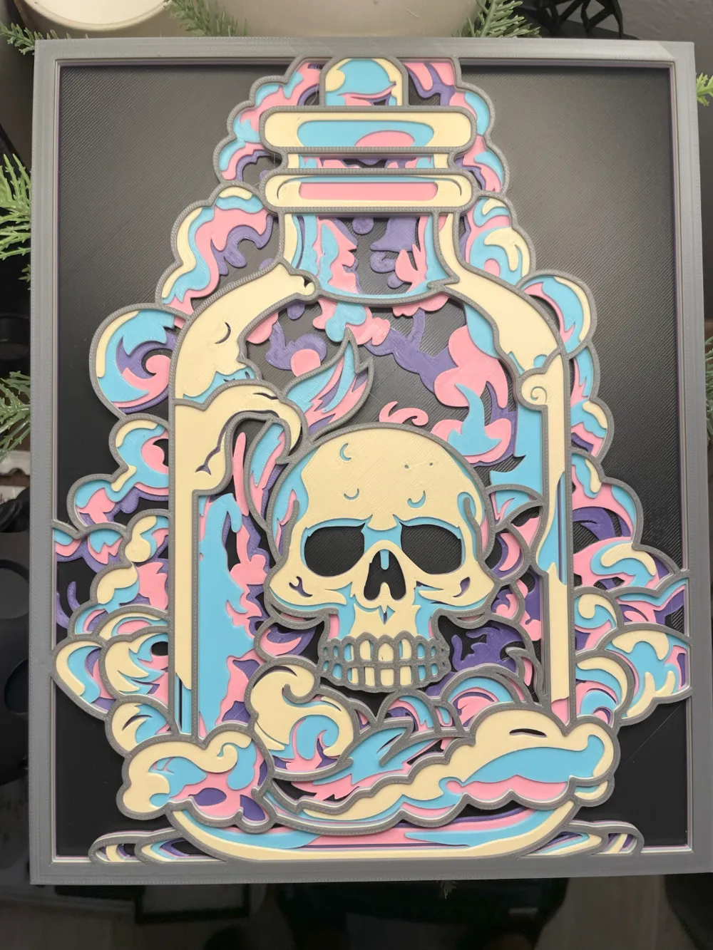 Skull in Jar display by Maxxcreeper - MakerWorld