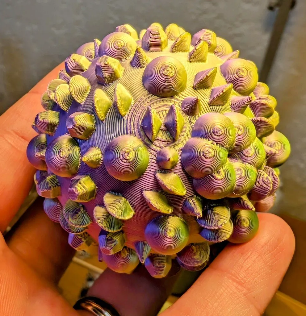 Fidgoccoli - The tactile fidgeting ball by pope1701 - MakerWorld