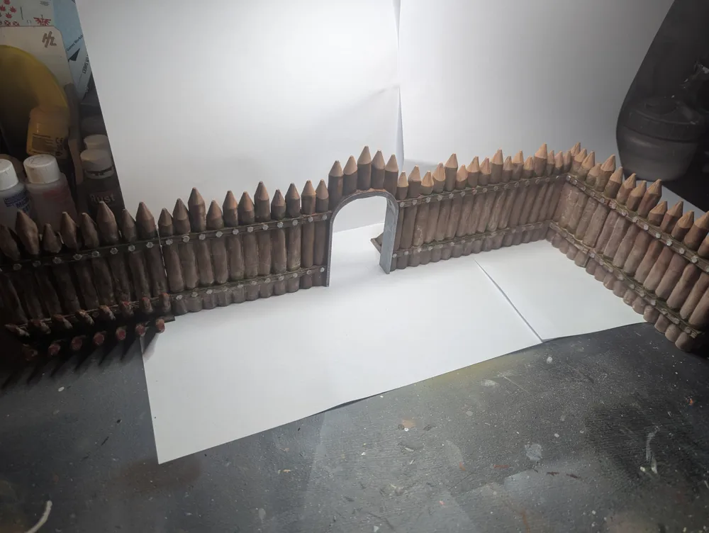 Modular Wooden Palisade Fort - Free 3D Print Model - MakerWorld