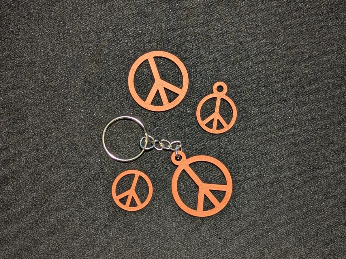 Peace Sign Medallions and Pendants - Free 3D Print Model - MakerWorld