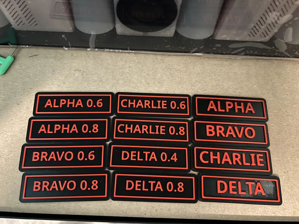 P1S/P1P Swappable Name Plate CUSTOMIZABLE INSERTS - Free 3D Print Model ...