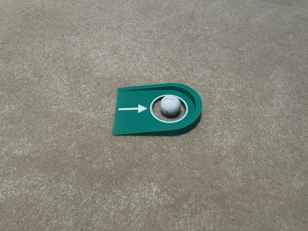 Golf Ball Putting Practice Hole by We3dprintz MakerWorld: Download Free ...