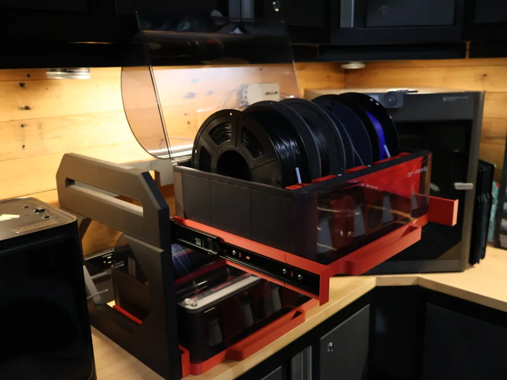 Dual AMS Sliding Rack - Bowtie Assembly by Will MakerWorld: Download ...