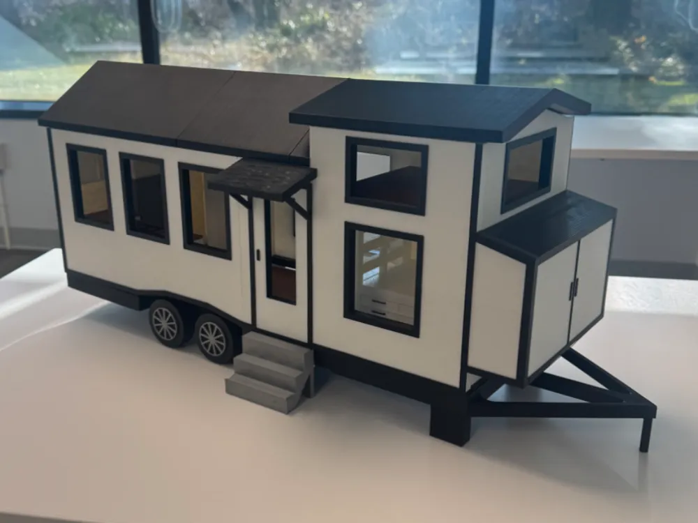 1:14.5 Scale Tiny House – Educational or Display - Free 3D Print Model ...