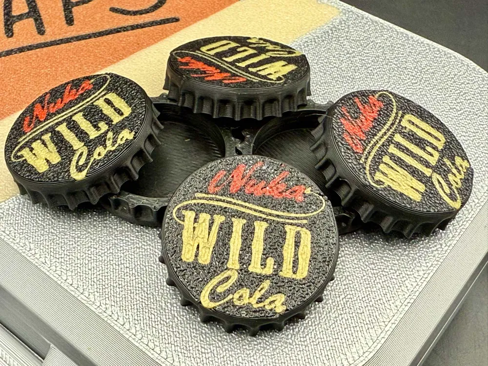 Realistic Nuka Cola Wild Bottle Cap (from Fallout) by Faran3D - MakerWorld