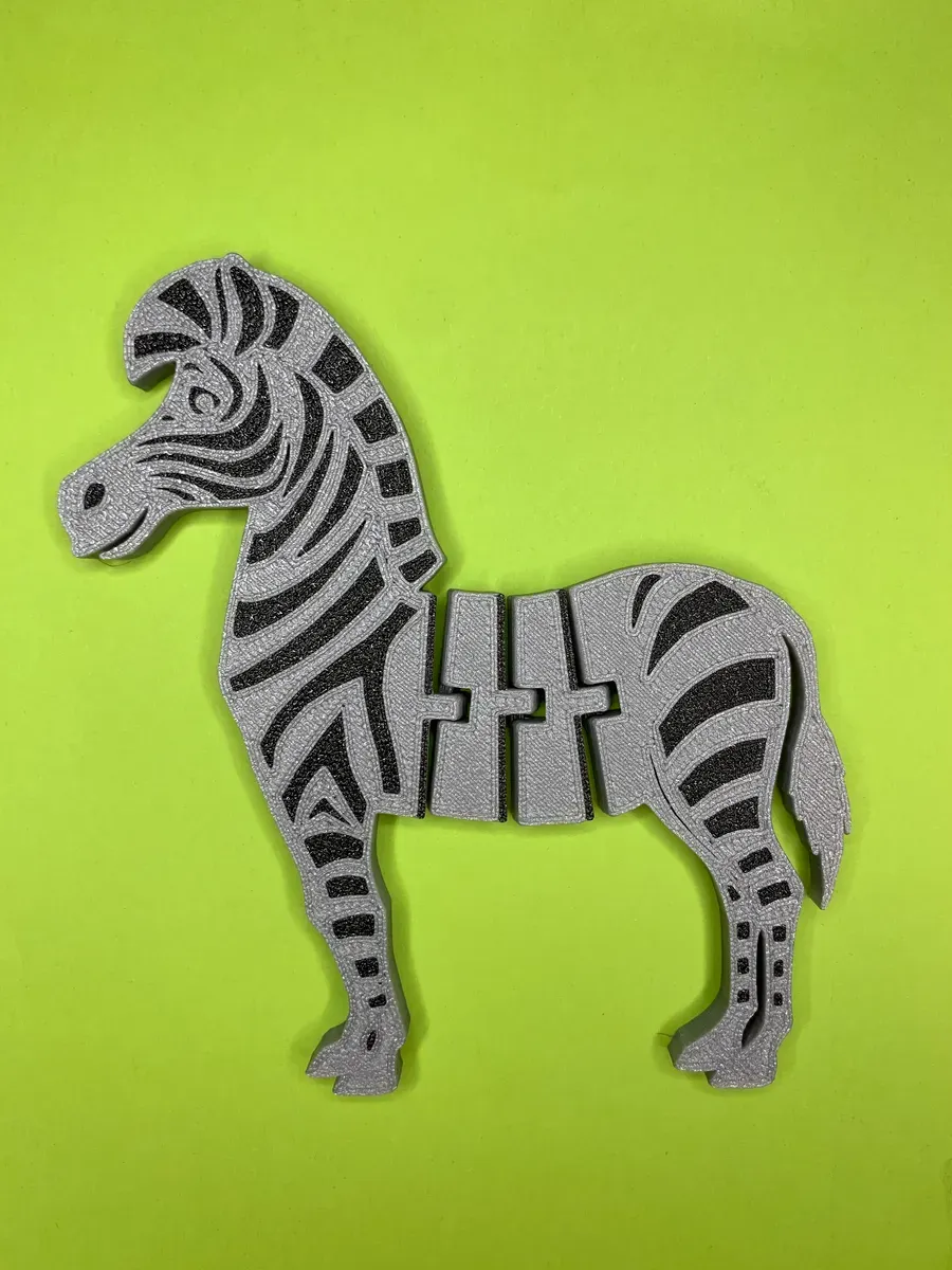 Flexi Zebra multicolor Remixed by RestoreDoctor - MakerWorld
