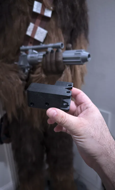 Chewbacca Animatronic Arm Bracket - Free 3D Print Model - MakerWorld