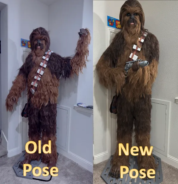 Chewbacca Animatronic Arm Bracket - Free 3D Print Model - MakerWorld