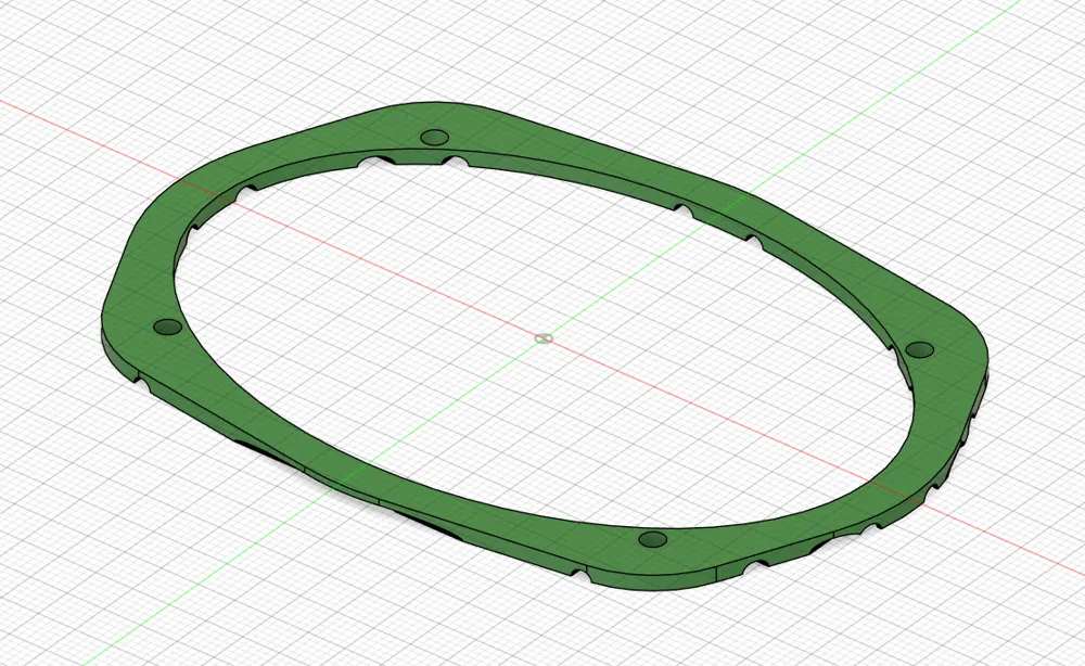 DS-18 S69 Grille With Spacer - Free 3D Print Model - MakerWorld