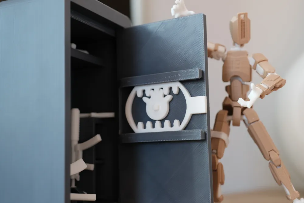 Dummy 13 Gun Safe (w/ Functional Lock) by n8 designs MakerWorld ...