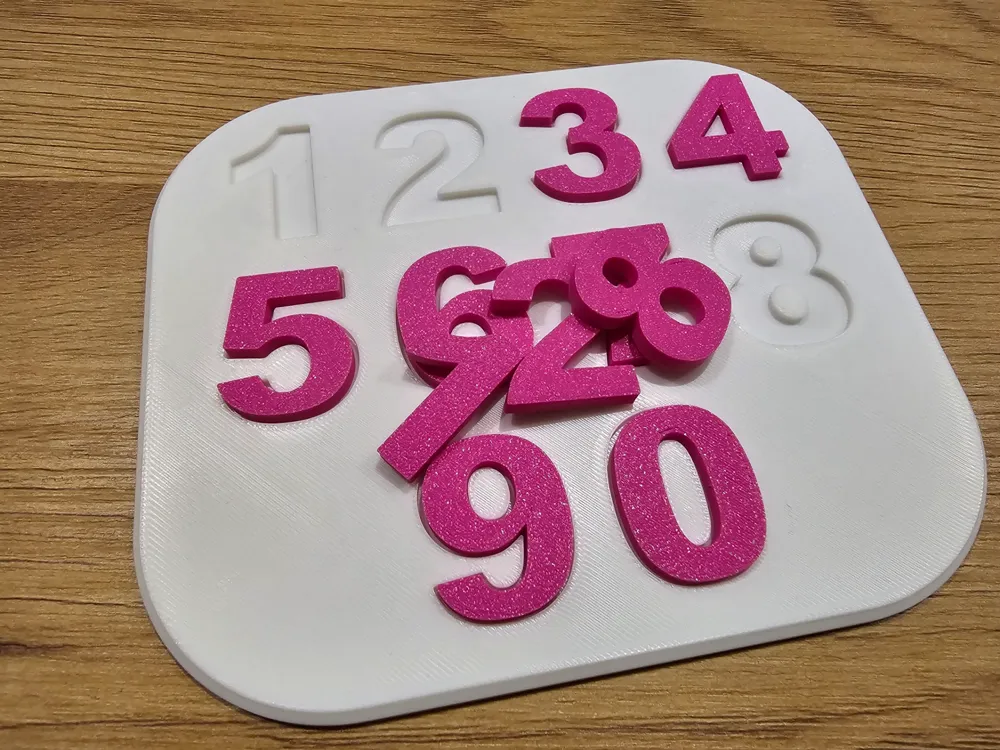 Numbers with board by CoNcLuZiOn - MakerWorld