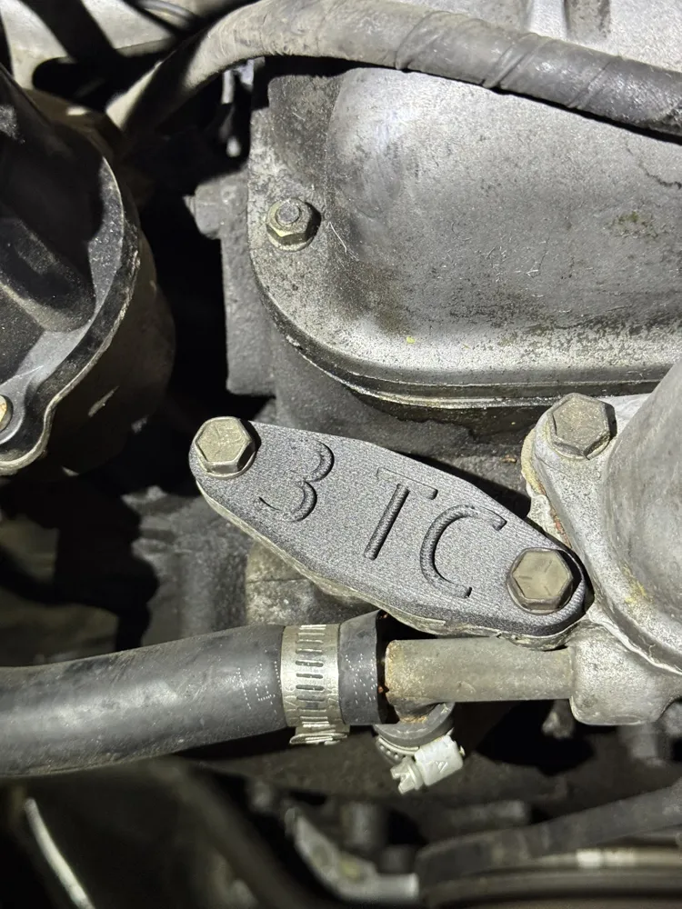 1982 Toyota Corolla EGR block off plate 3TC - Free 3D Print Model ...