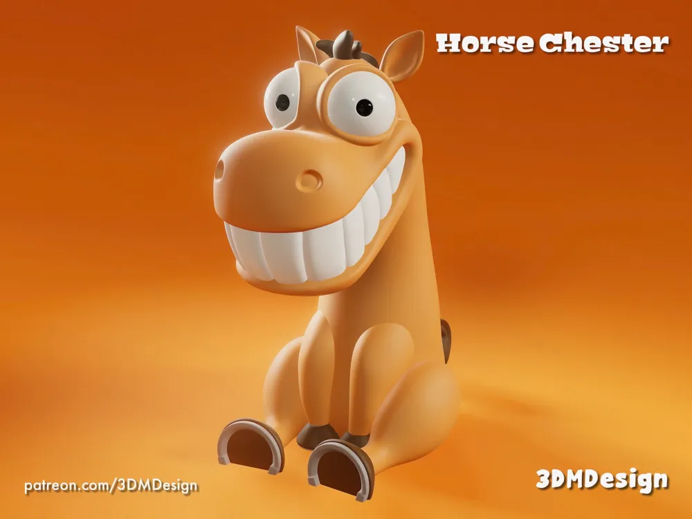 Caballo Chester por 3DMDesign MakerWorld: Descarga Modelos 3D Gratuitos