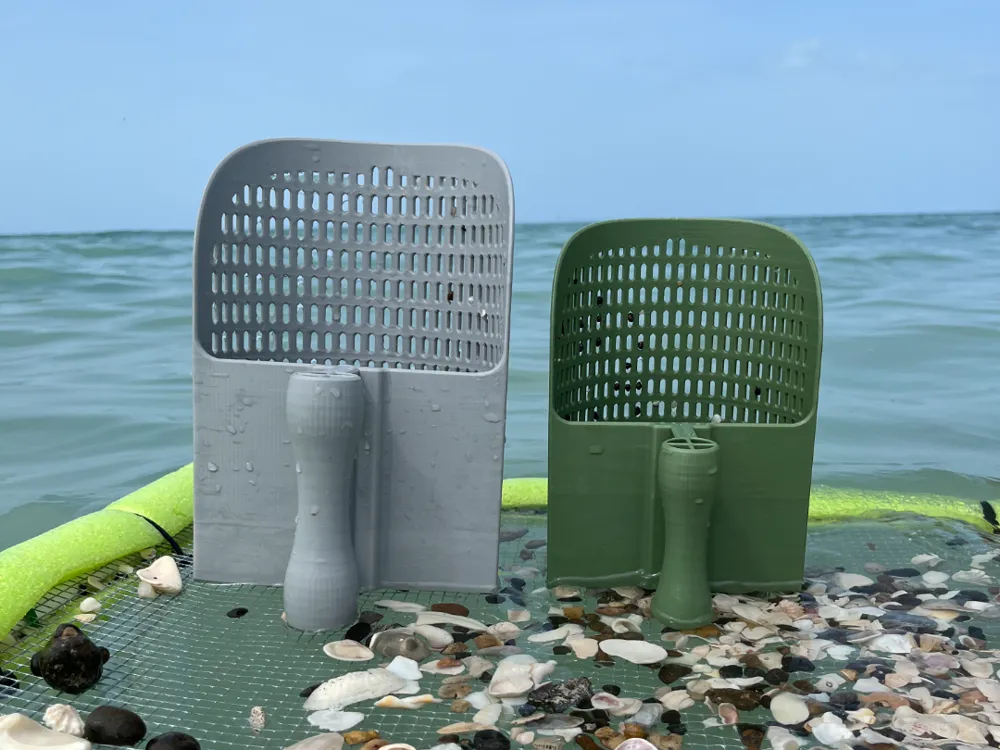 Beach Scooper for Shark Teeth Sand Sifter (S/M/L) - Free 3D Print Model ...