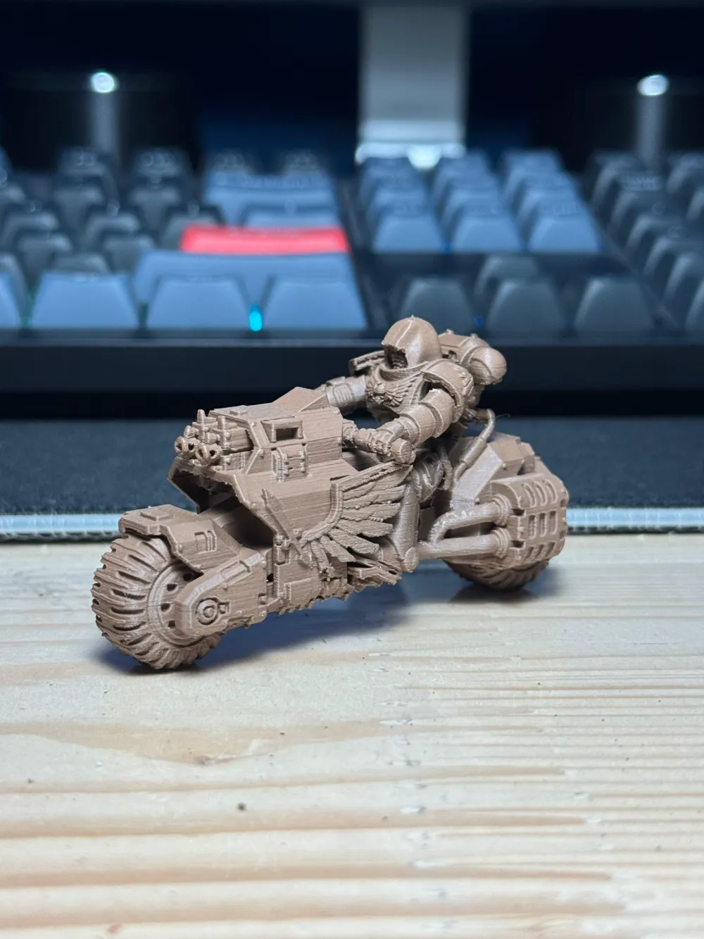 Dark Angel Space Marine-mounted Motorbike Warhammer by Gallerus ...
