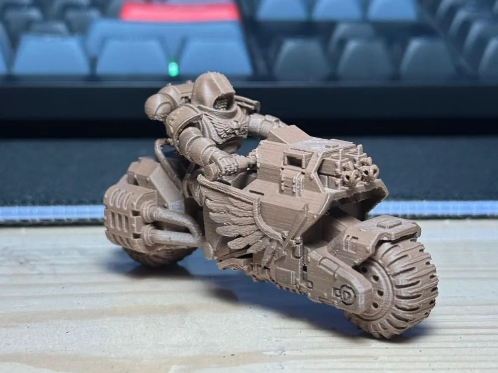 Dark Angel Space Marine-mounted Motorbike Warhammer by Gallerus ...