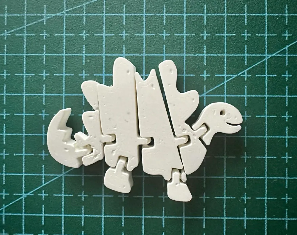 Flexi Stegosaurus by Štístkáč - MakerWorld