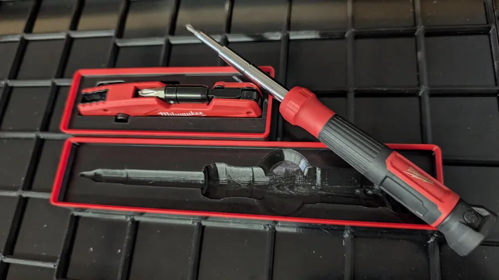 Gridfinity Milwaukee Precision Screwdriver by Ducky MakerWorld ...