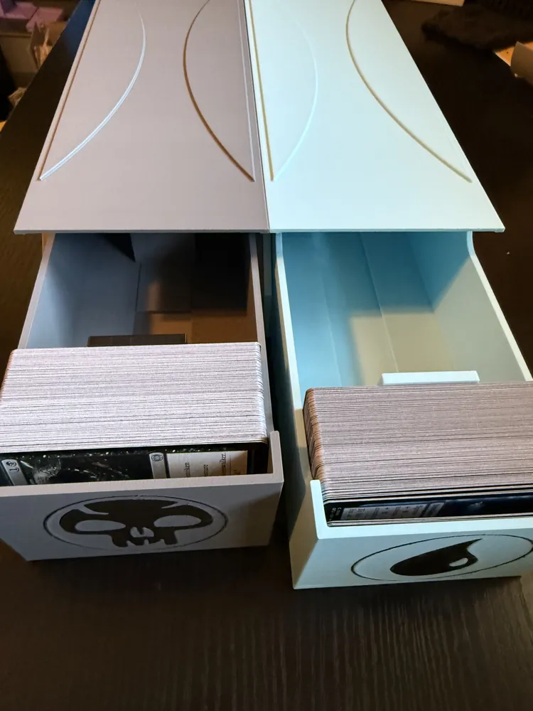 MTG Card Storage Bin XL – Long Slide-Out Organizer - Free 3D Print ...