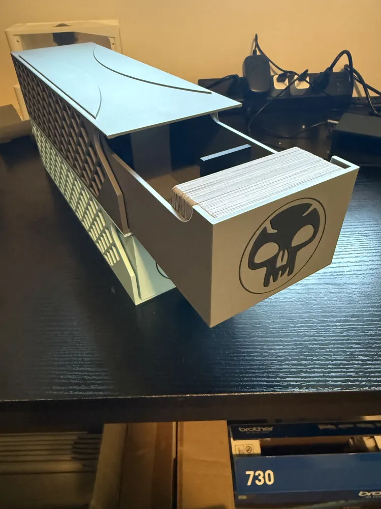MTG Card Storage Bin XL – Long Slide-Out Organizer - Free 3D Print ...