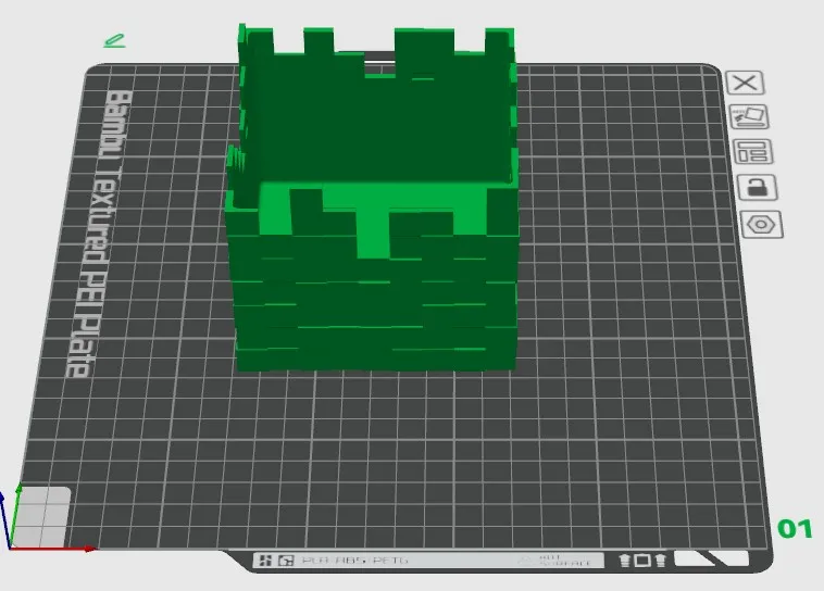 Minecraft Green Grass Block Pencil Holder by user_363915325 MakerWorld ...