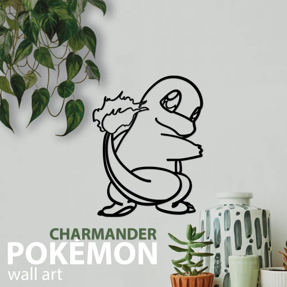Pokemon Charmander Wall Art by Indibles - MakerWorld