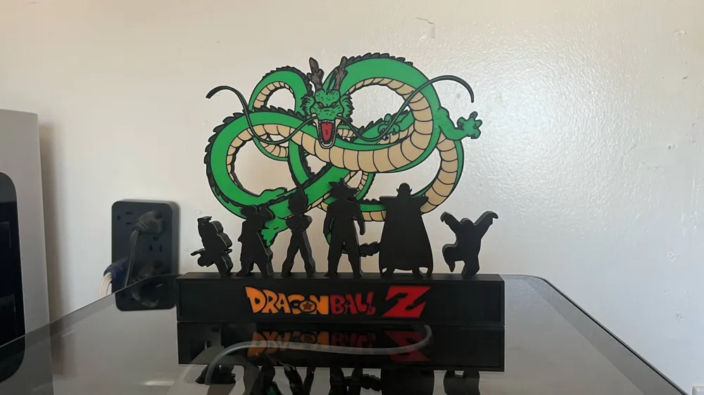 Dragon ball Z skyline with characters by Jessie_3d_art MakerWorld ...